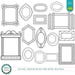Doodle Frames Digital Stamp Pack - Black and White Clipart / Black and ...