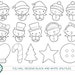 Snowman Stamp Snowman Clipart / Snowman Doodles / Cute - Etsy