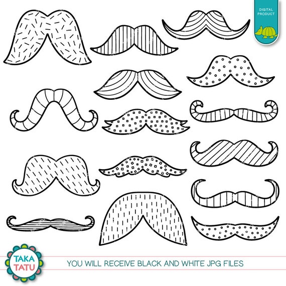 Mustache Printable