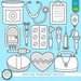 Medical Digital Stamp - Medical Clipart / Doctor Clipart / Health ...