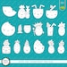 Kawaii Pineapple Clipart - Printable Line Art Pineapples With Faces ...
