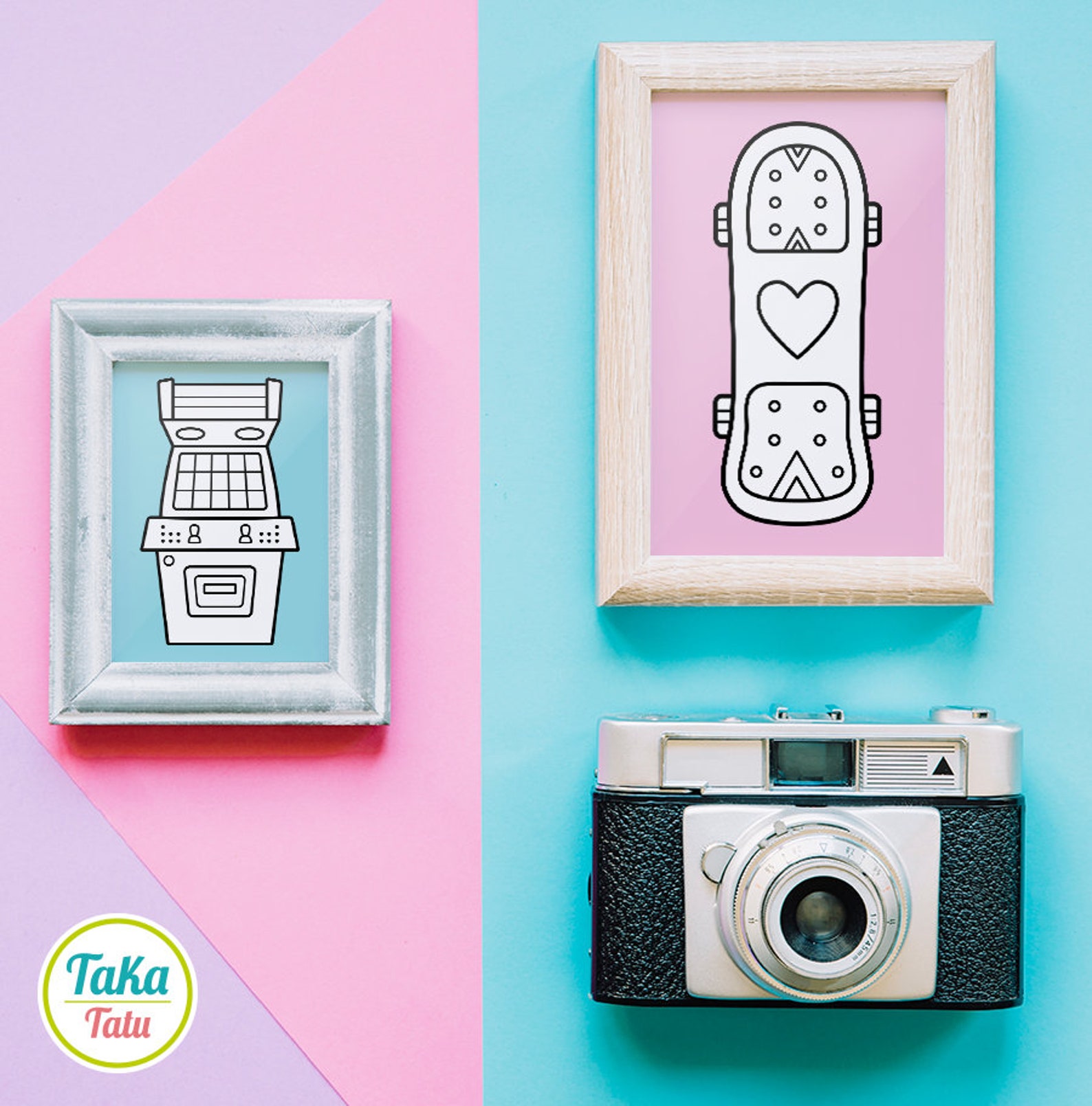 80s Games Digital Stamp / 80s Digital Stamp / 80s Clipart / - Etsy ...