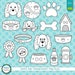 Good Dog Digital Stamp - Dog Clip Art / Dog Line Art / Pet Clip Art ...