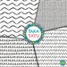 Hand Drawn Patterns Digital Paper Pack - Doodle Patterns / Black and ...