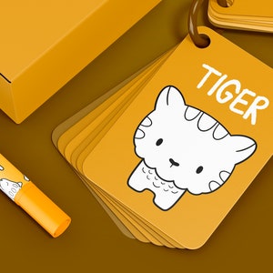 Cute Tiger Digital Stamps Hand Drawn Black and White Tiger | Etsy