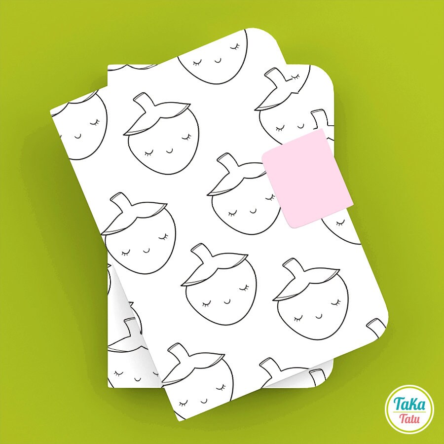 Cute Foods Digital Stamp Pack Hand Drawn Black and White - Etsy