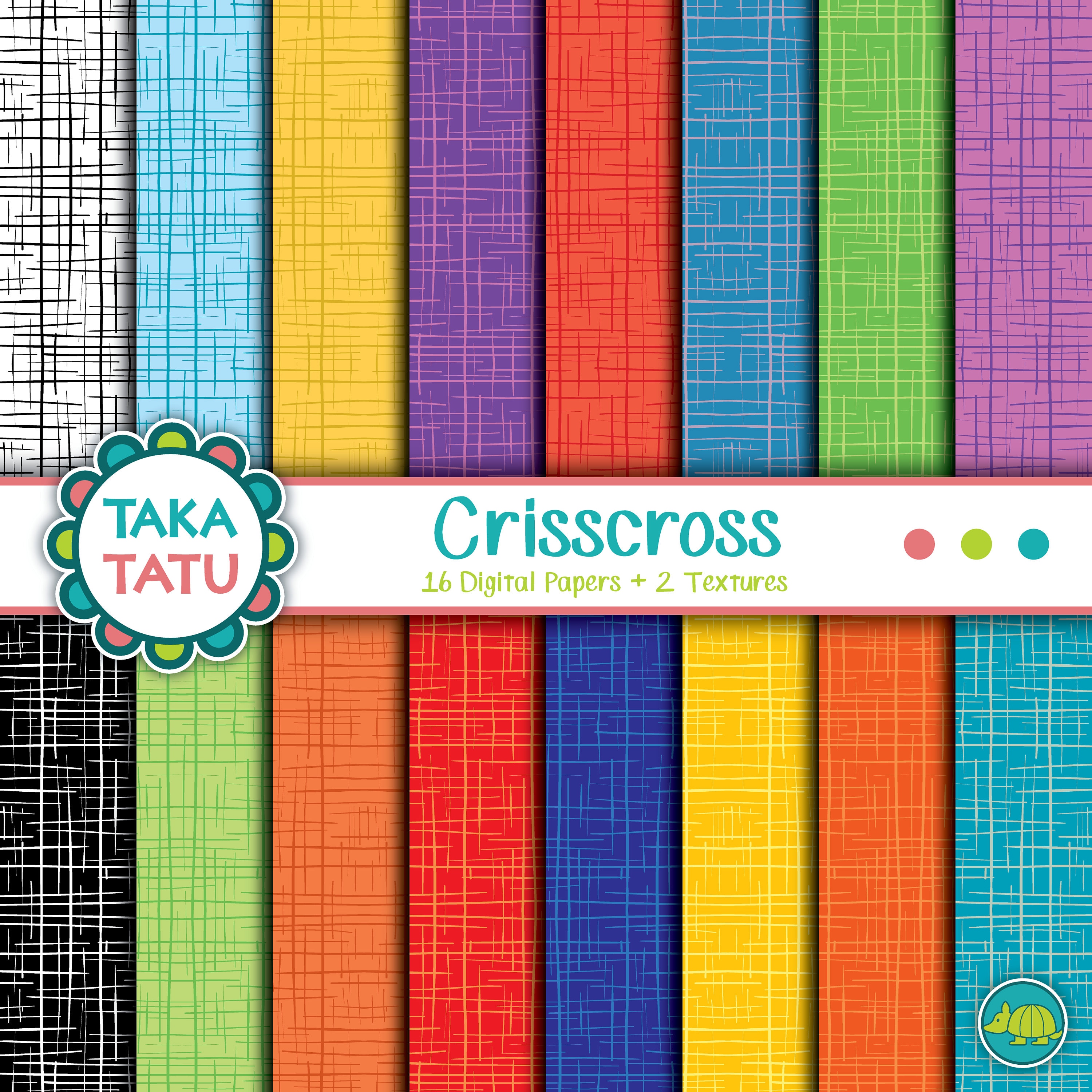 Criss Cross Digital Paper Criss Cross Texture / Colorful | Etsy