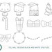 Christmas Cat Digital Stamp Christmas Clipart / Cat Clipart / Cute ...