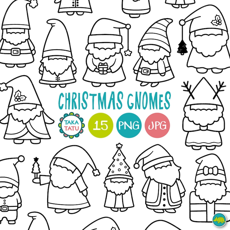 Christmas Digi Stamp - Etsy