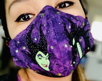 Maleficent Mask - Etsy