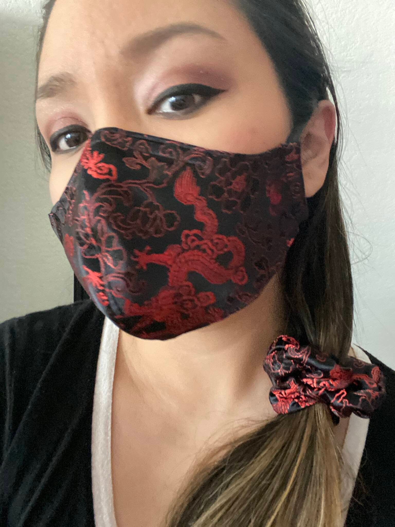 Shiny Red Morph Mask