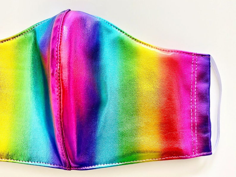 Rainbow Face Mask | Etsy