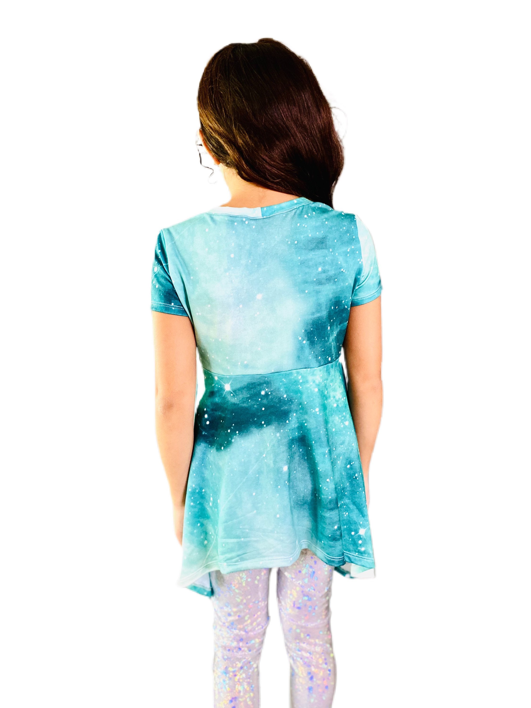 Galaxy Space Starry Blouse and Legging Set | Etsy