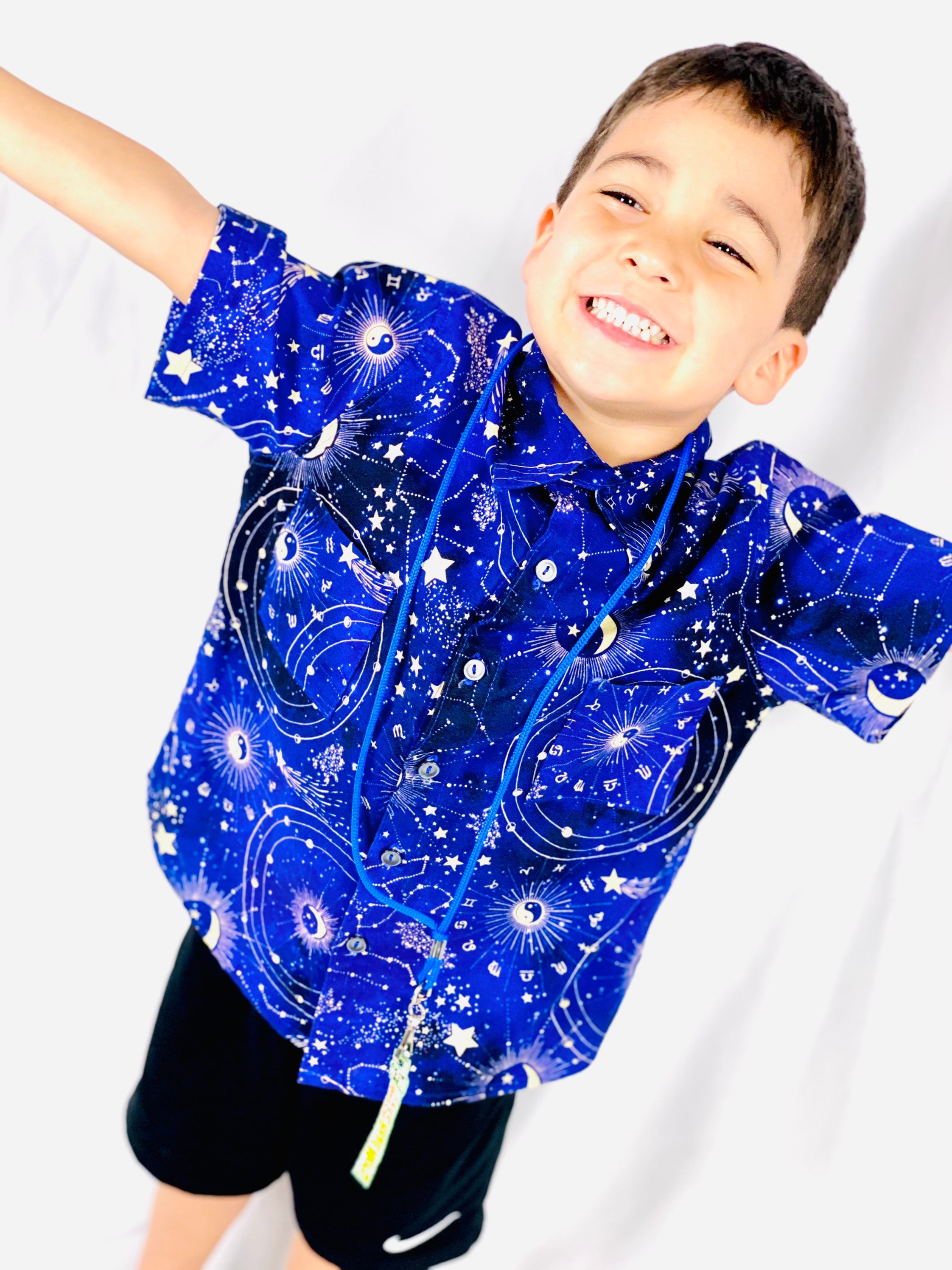 Constellation Astrology Map Button Down Collared Shirt | Etsy