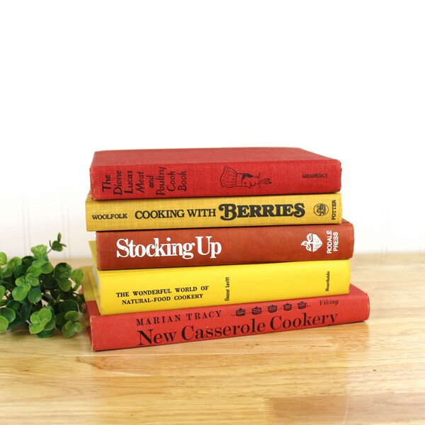 Vintage Cookbook Set - Etsy