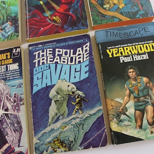 12 Vintage Science Fiction Paperback Books 1970s-80's F218 - Etsy