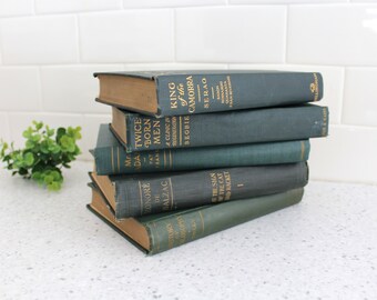 Green and Gold Book | Etsy