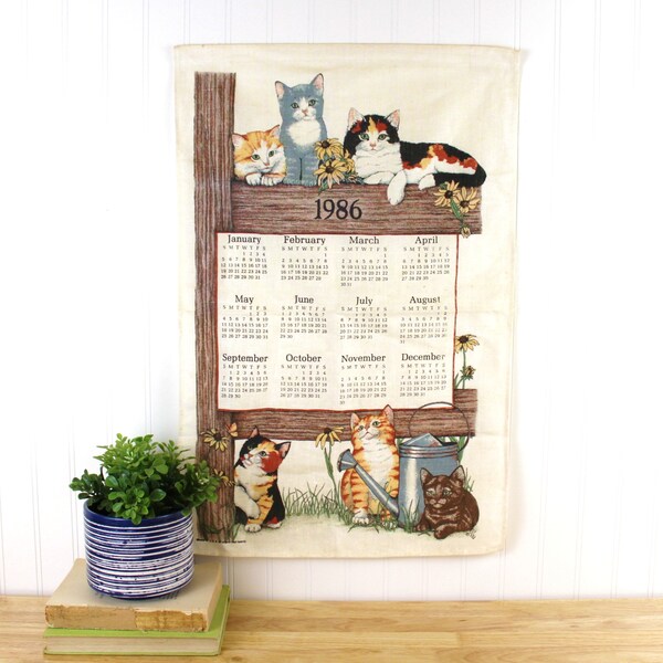 1986 Calendar - Etsy