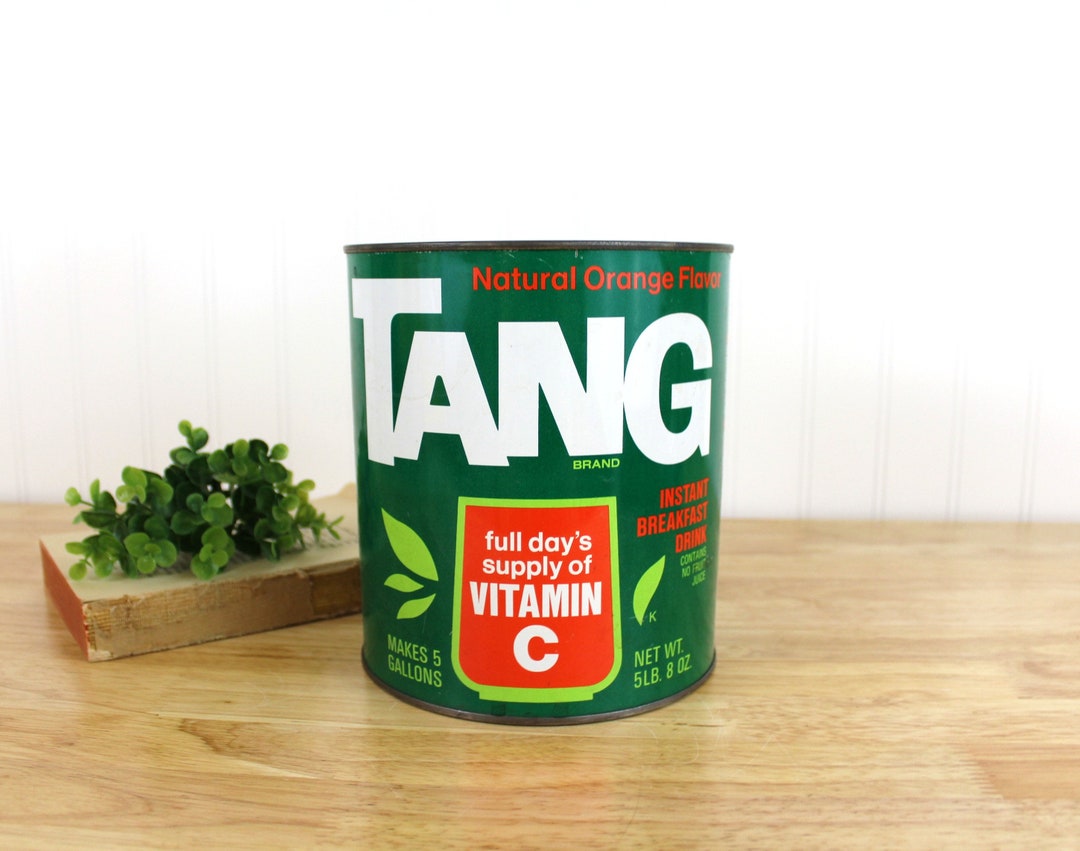 Vintage Tang Drink Advertising Can 5lb Food Advertising Tin F388 - Etsy