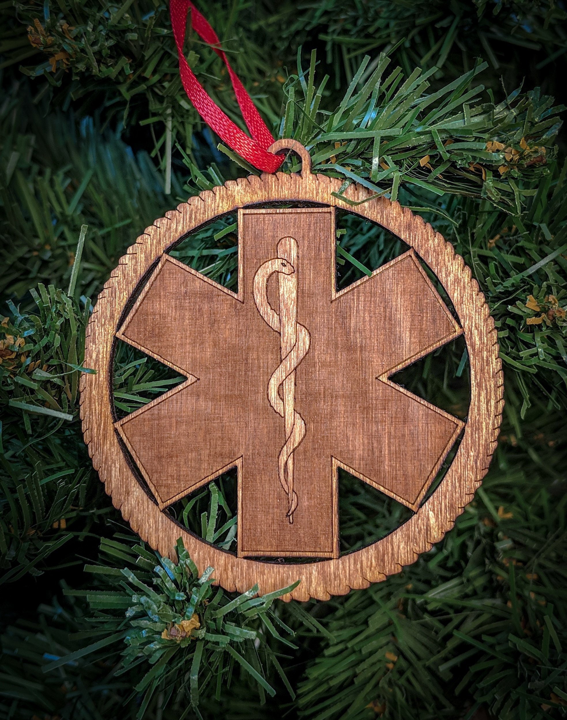 EMT Emergency Medical Technician Christmas Ornament MIL105 - Etsy