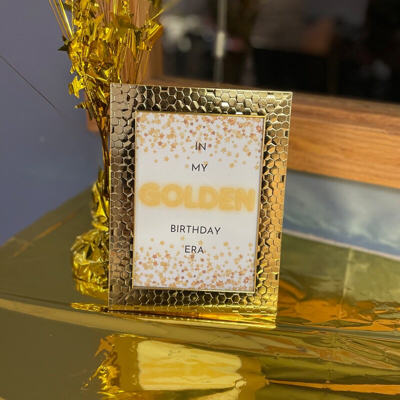 Golden Birthday - Etsy