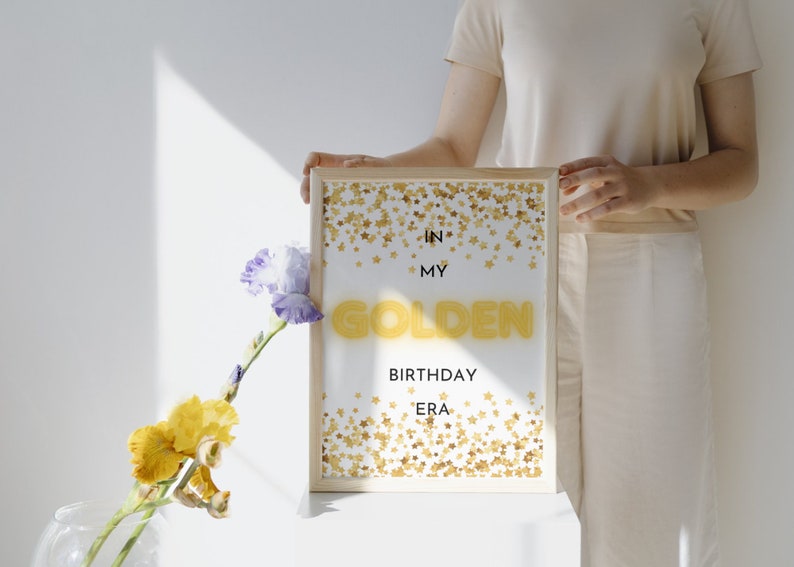 In My Golden Birthday Era Printable Sign PNG File - Etsy