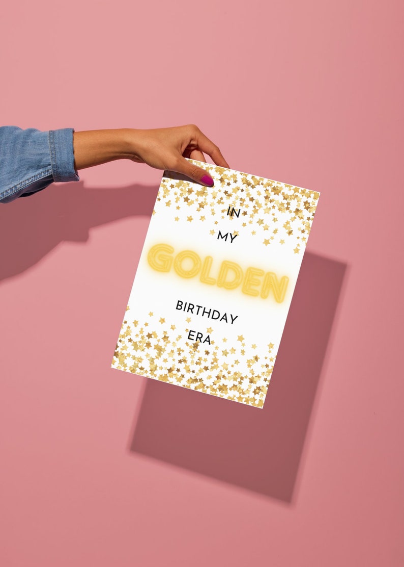 In My Golden Birthday Era Printable Sign PNG File - Etsy