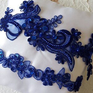 Wedding Garter Set,royal Blue Garter,garter Royal Blue,bridal Garters ...