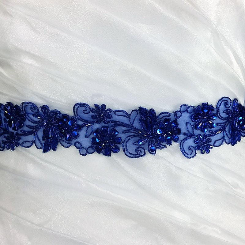 Royal Blue Sash - Etsy