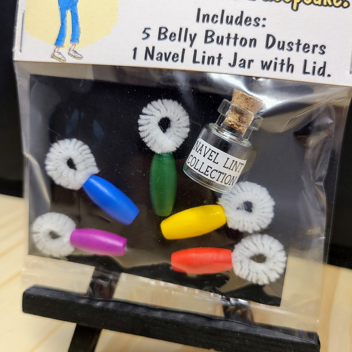 Navel Lint Collection Kit Belly Button Brushes Gag Gifts - Etsy