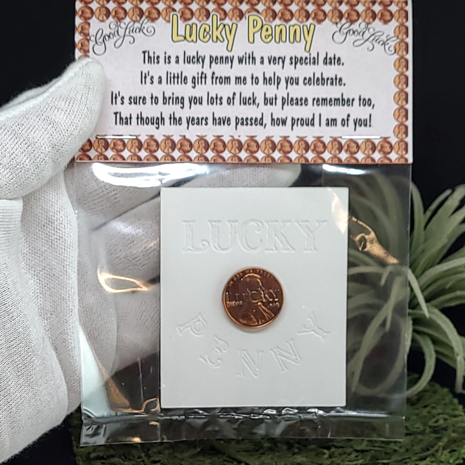 LUCKY PENNY Good Luck Stocking Stuffer Graduation Gift - Etsy