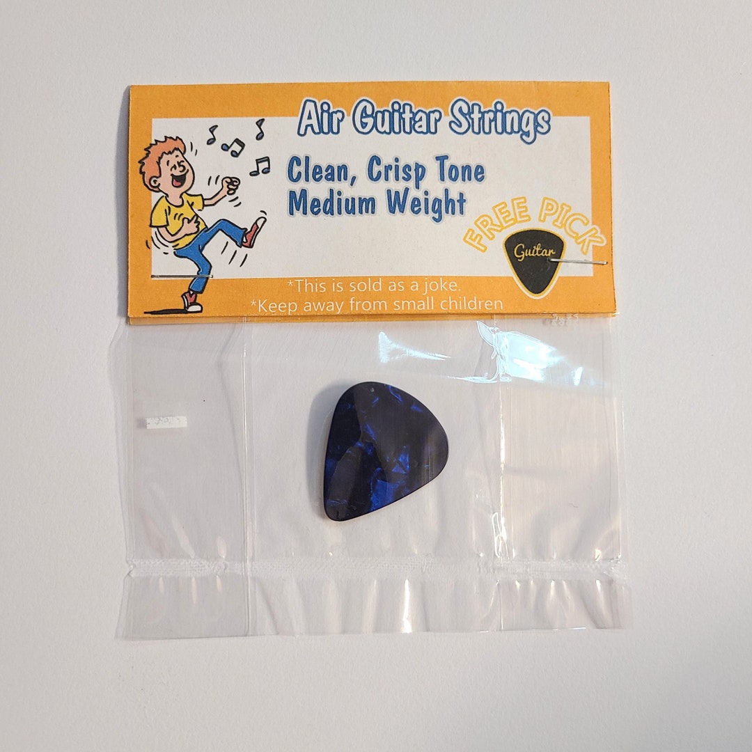 Air Guitar Strings With Pick Gag Gift, Party Favor, Prank, Funny ...