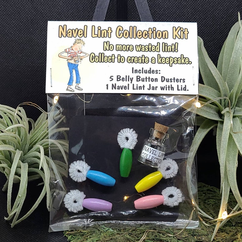 Navel Lint Collection Kit Belly Button Brushes Gag Gifts - Etsy