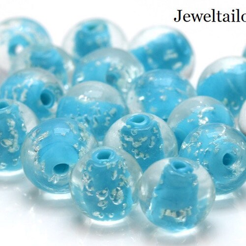 Blue Glow in the Dark Luminous Stone Crystal Glow Ball Beads | Etsy