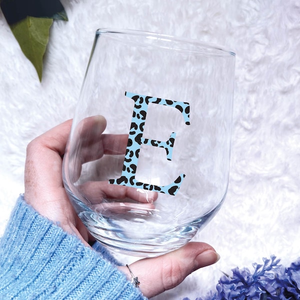 Cheetah Print Wine Glass - Etsy