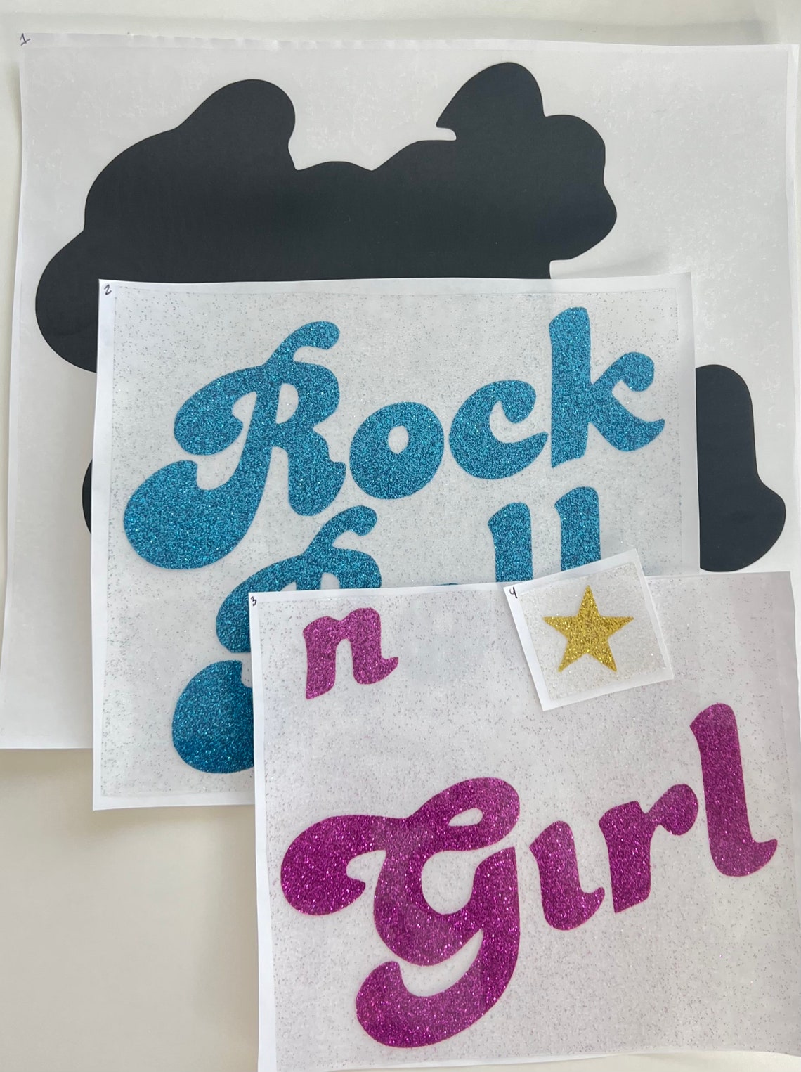Rock N Roll Girl Darla Rock N Roll Girl Iron On - Etsy