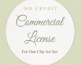 CLIPARTSHOP hand-painted and digital files di DottyCreative