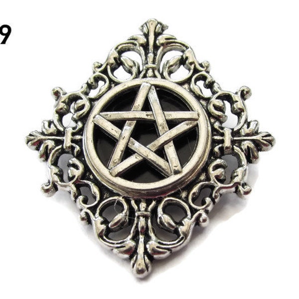 Pentagram Pin - Etsy