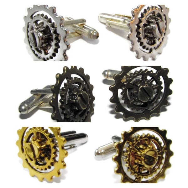 Steampunk Cufflinks - Etsy Canada