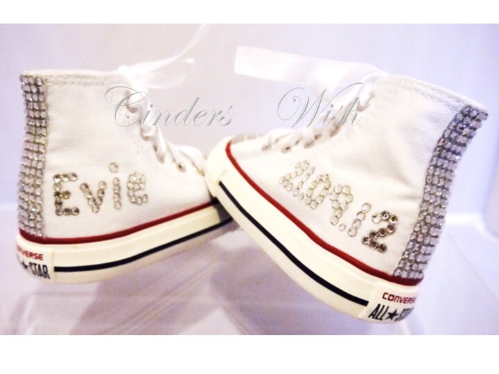 Childrens Name Converse /personalised Converse / Unique | Etsy