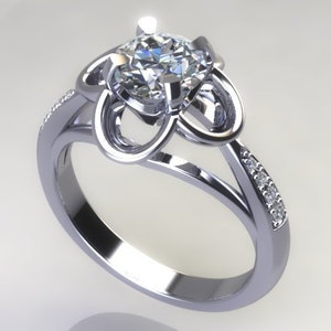 3D CAD Engagement Ring Jewelry Design Can Download STL File Format CC11 ...