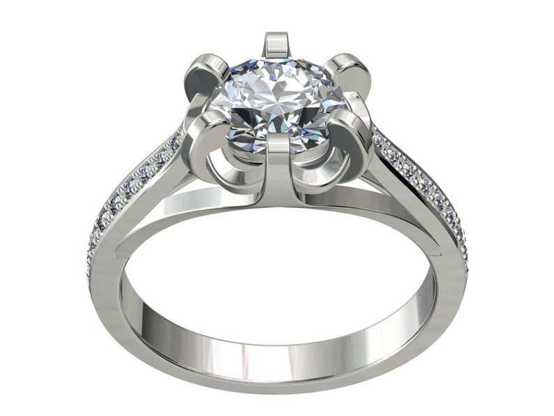 3D CAD Engagement Ring Jewelry Design Can Download STL File - Etsy