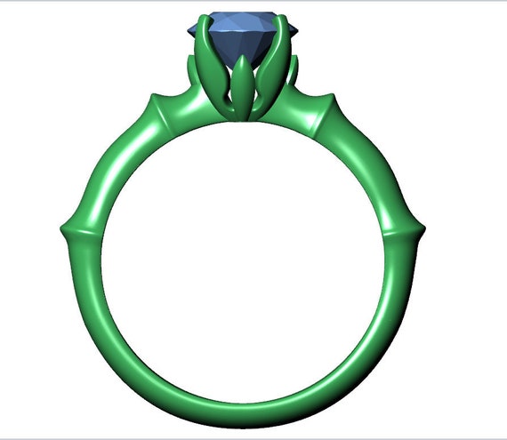 Engagement and Wedding Ring 3D CAD Design CA2 | Etsy