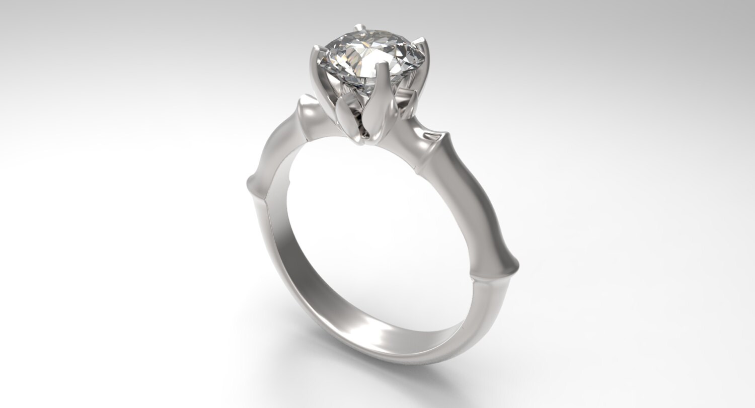 Engagement and Wedding Ring 3D CAD Design CA2 - Etsy