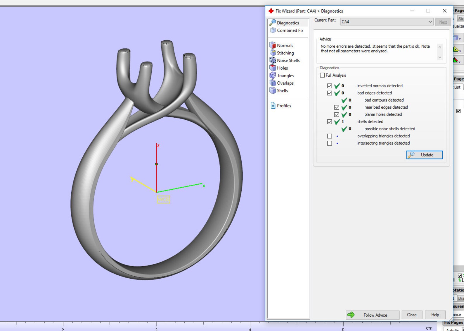 Engagement 3D CAD Ring CA4 - Etsy