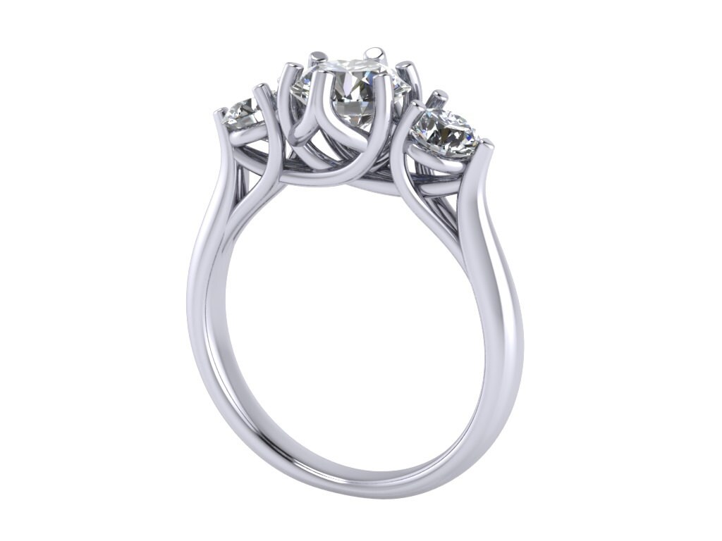 Triology Engagement 3D CAD Ring Digital JT22 - Etsy