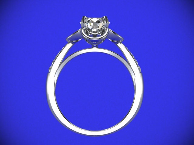 3D CAD Engagement Ring Jewelry Design Can Download STL File Format CC11 ...