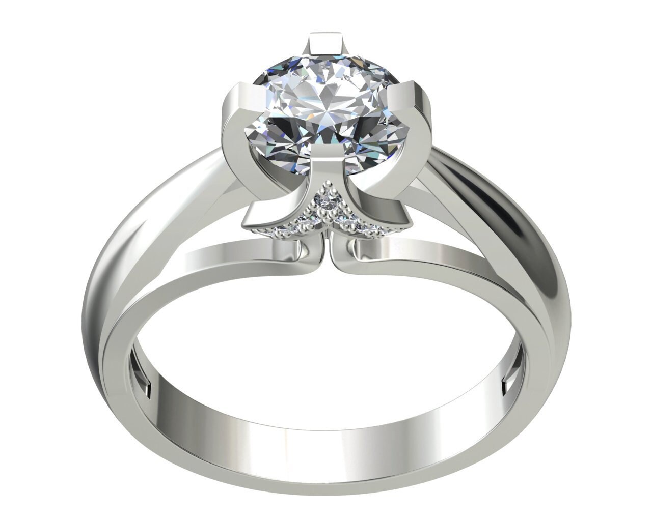 Jewelry 3D CAD Engagement Ring Jewelry Design Can Download STL File ...