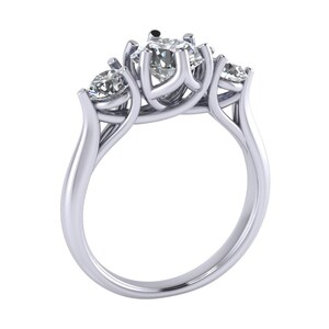 Triology Engagement 3D CAD Ring Digital JT22 - Etsy