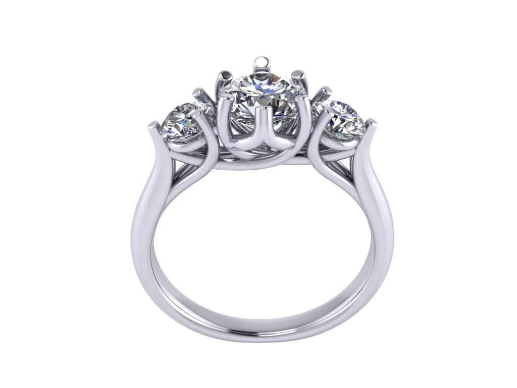 Triology Engagement 3D CAD Ring Digital JT22 - Etsy